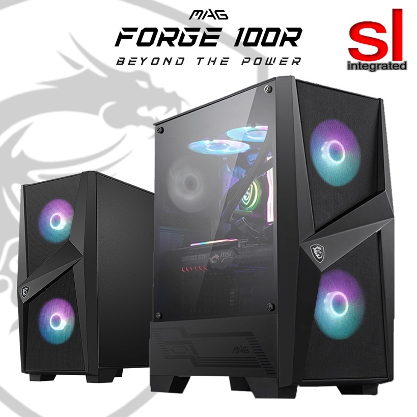 MSI MAG FORGE 100R RGB ATX CASING | Shopee Malaysia