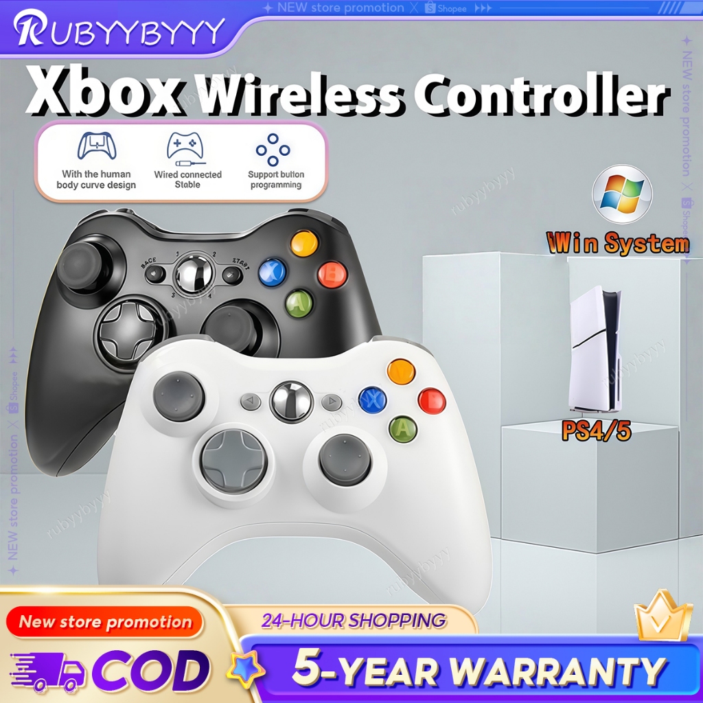 Gamepad 360 Controller USB Wireless Wired Game Joystick Phone PC TV PS4 ...