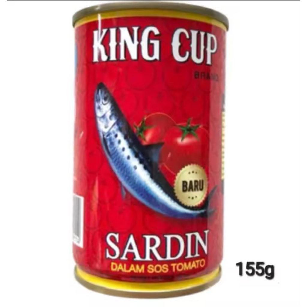 KING CUP IKAN SARDINES/SARDIN IN TOMATO SAUCE/番茄沙丁鱼 155g | Shopee Malaysia