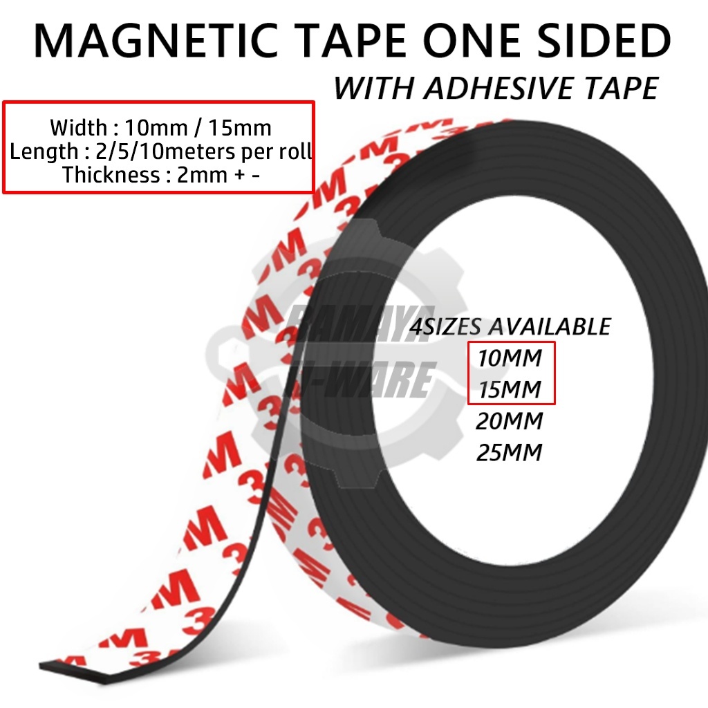 10MM Magnet Tape (1roll) 2/5/10meters Magnet Tape. 15MM Magnet Tape ...