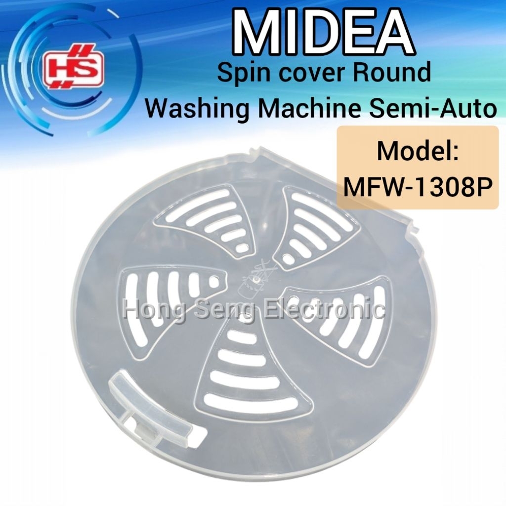 MIDEA MSW-1308P MSW 1308P Spin Cover Round ( Original ) / Penutup Cover ...