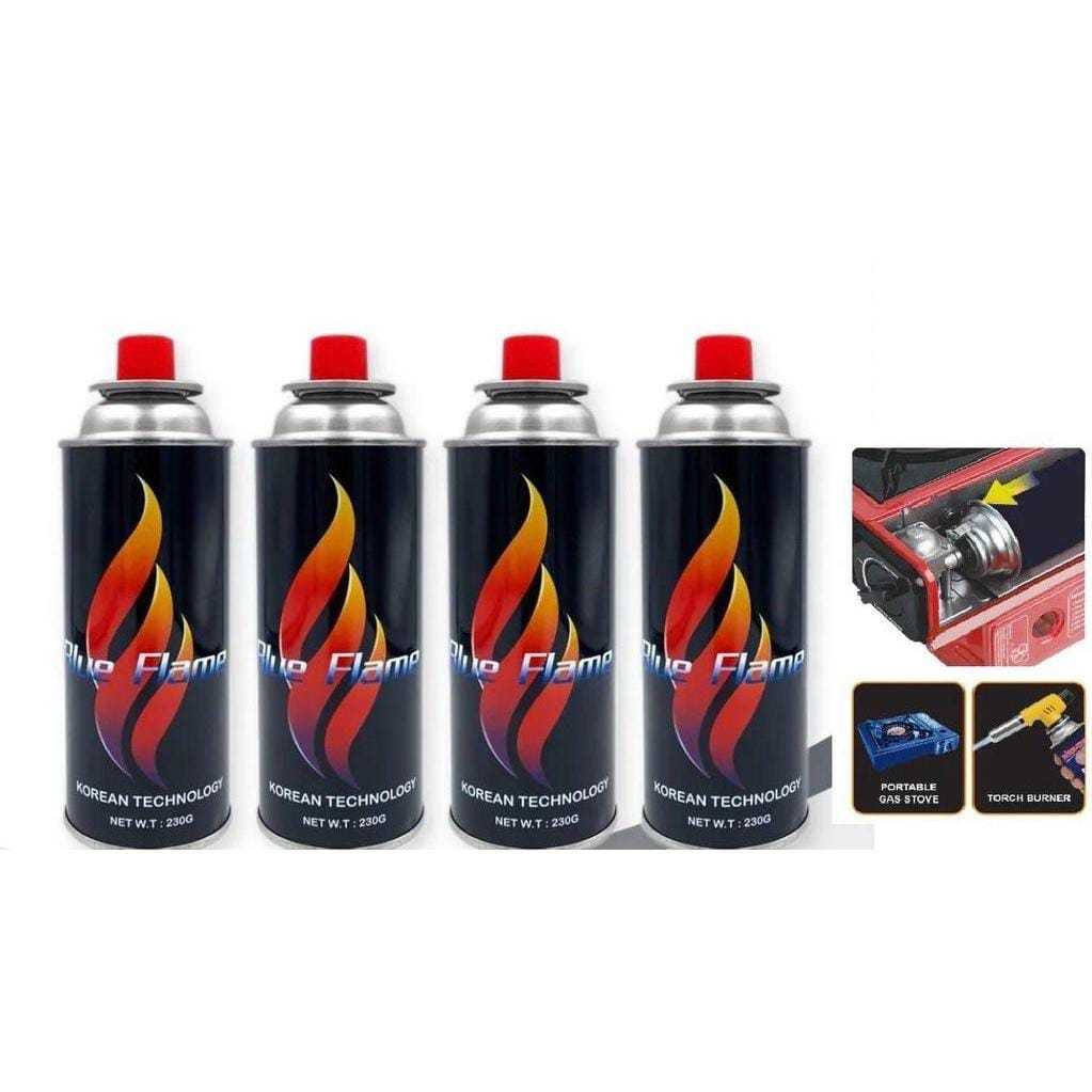 Butane Gas 4 Cans GAS CARTRIDGE Camping Hiking Picnic Sushi / Gas ...