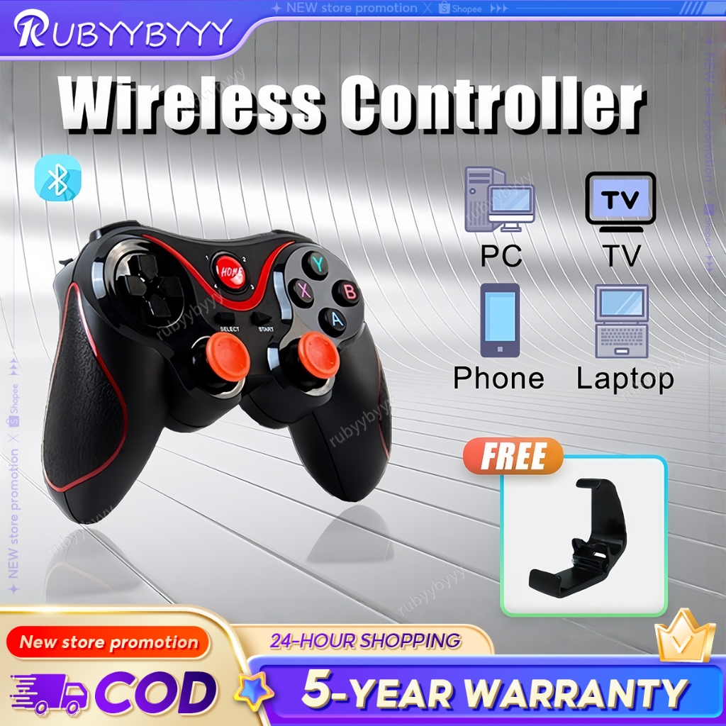 Gamepad X3 Wireless Controller Bluetooth Joystick Gaming game Wireless ...