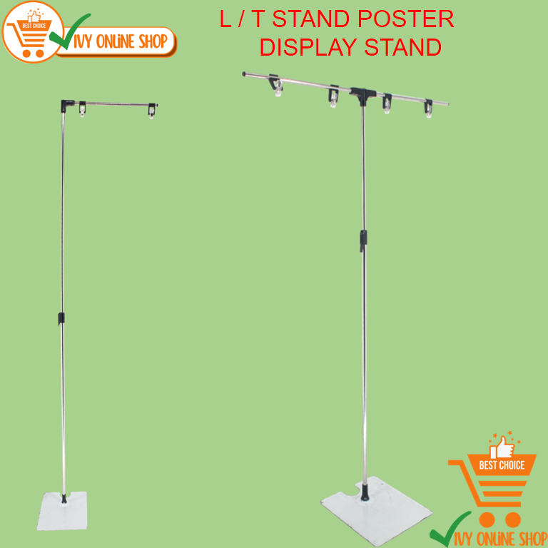 Extended Poster Stand Single Side With Base T-Shaped / L-Shaped ...