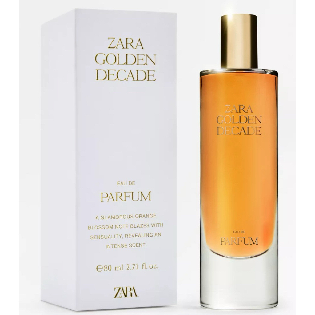 [original] Zara GOLDEN DECADE EDP 80ML (2.71 FL. OZ). | Shopee Malaysia