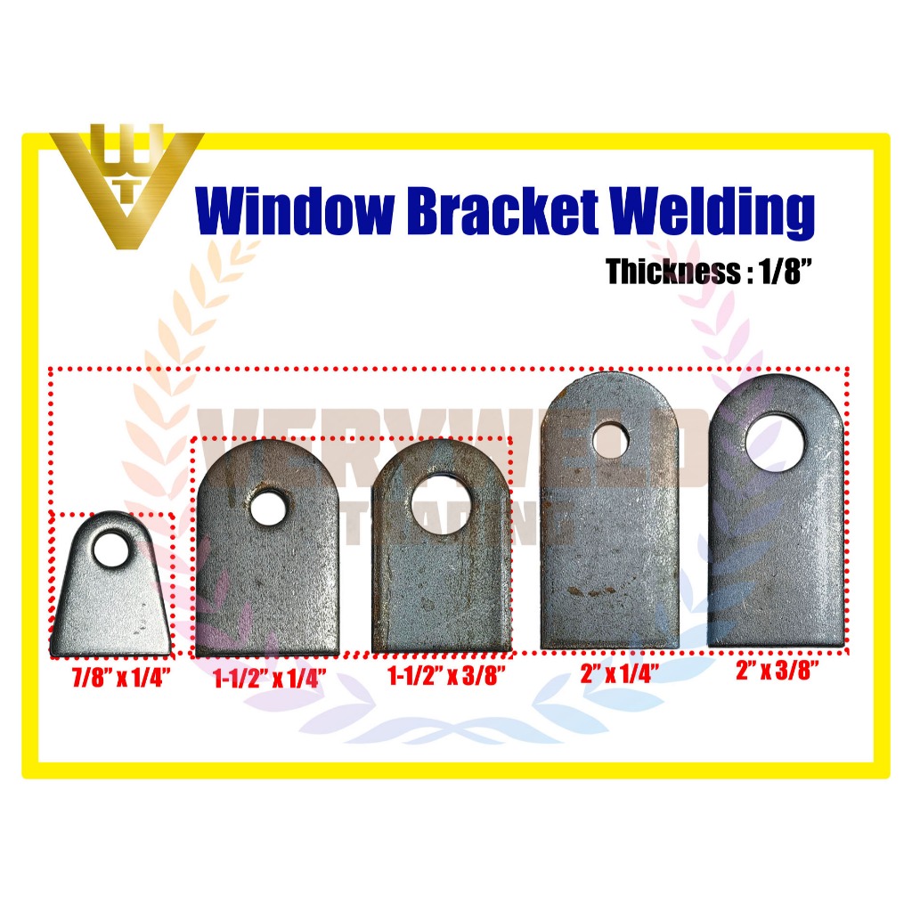 VERYWELD Bracket Grill Door Window Welding Besi Telinga Tingkap Pintu ...