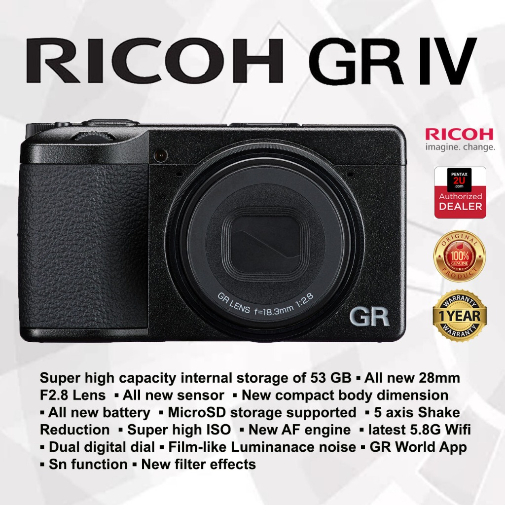 Ricoh GR IV ( New 2025 Model Ricoh GRIV) | Shopee Malaysia