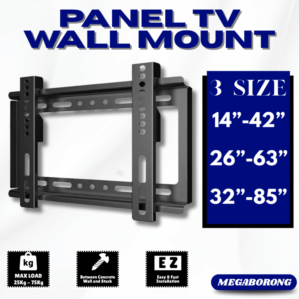 Universal LED LCD Smart Android TV Fixed Wall Mount Bracket Holder [14 ...
