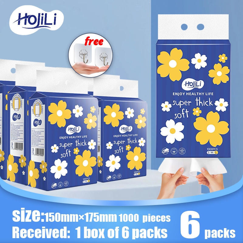 【6 Packs】HOJILI Tissue Hanging Tissue Soft Deluxe Tissue Facial ...