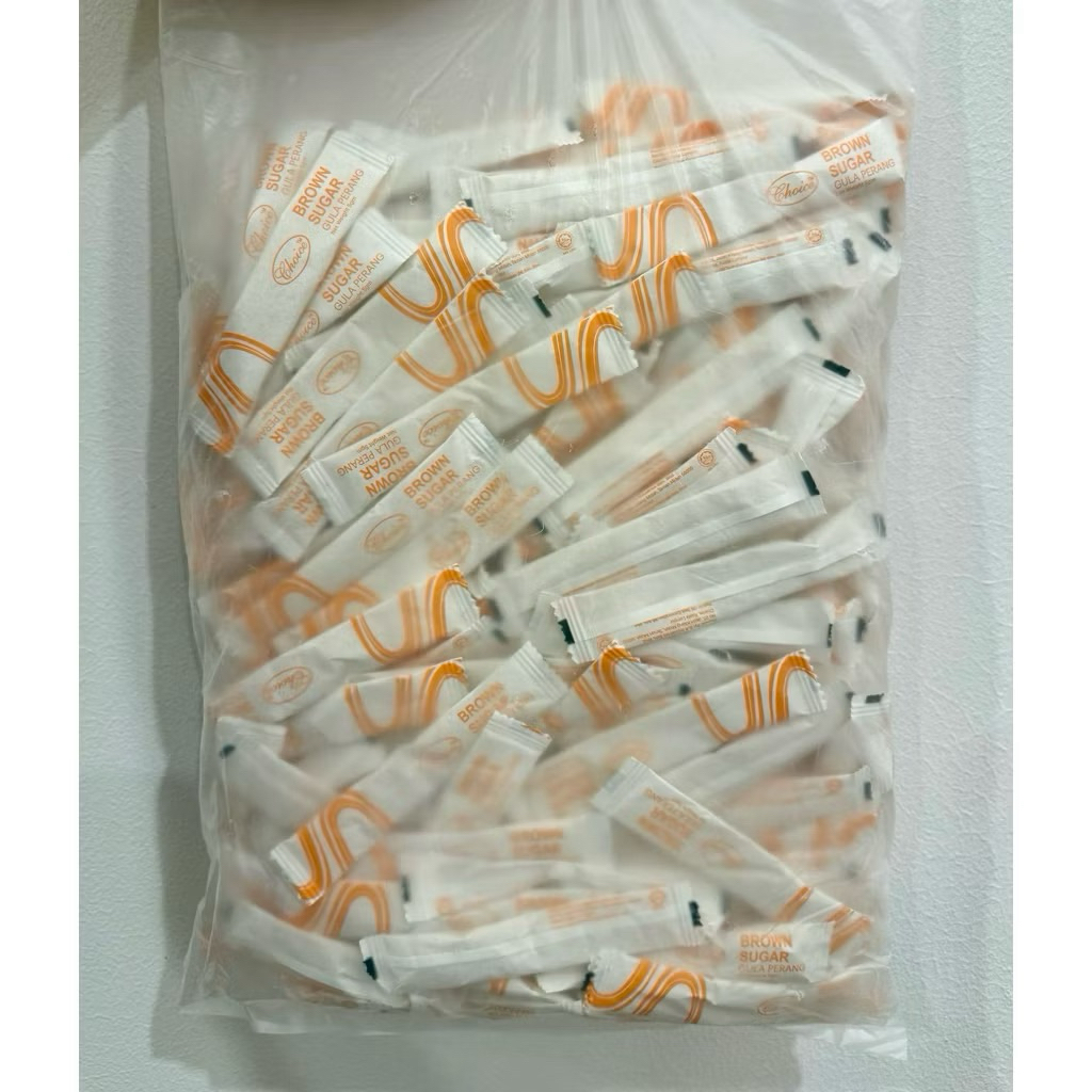 Choice Brown Sugar Stick Sachet 5g x 250 sachets (New Version) | Shopee ...