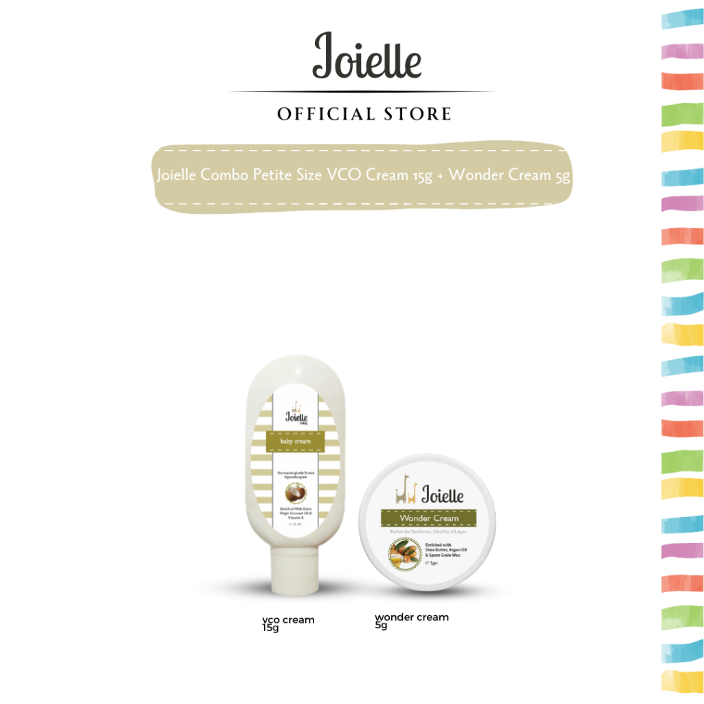 Joielle Combo Petite Size VCO Cream 15g + Wonder Cream 5g | Shopee Malaysia