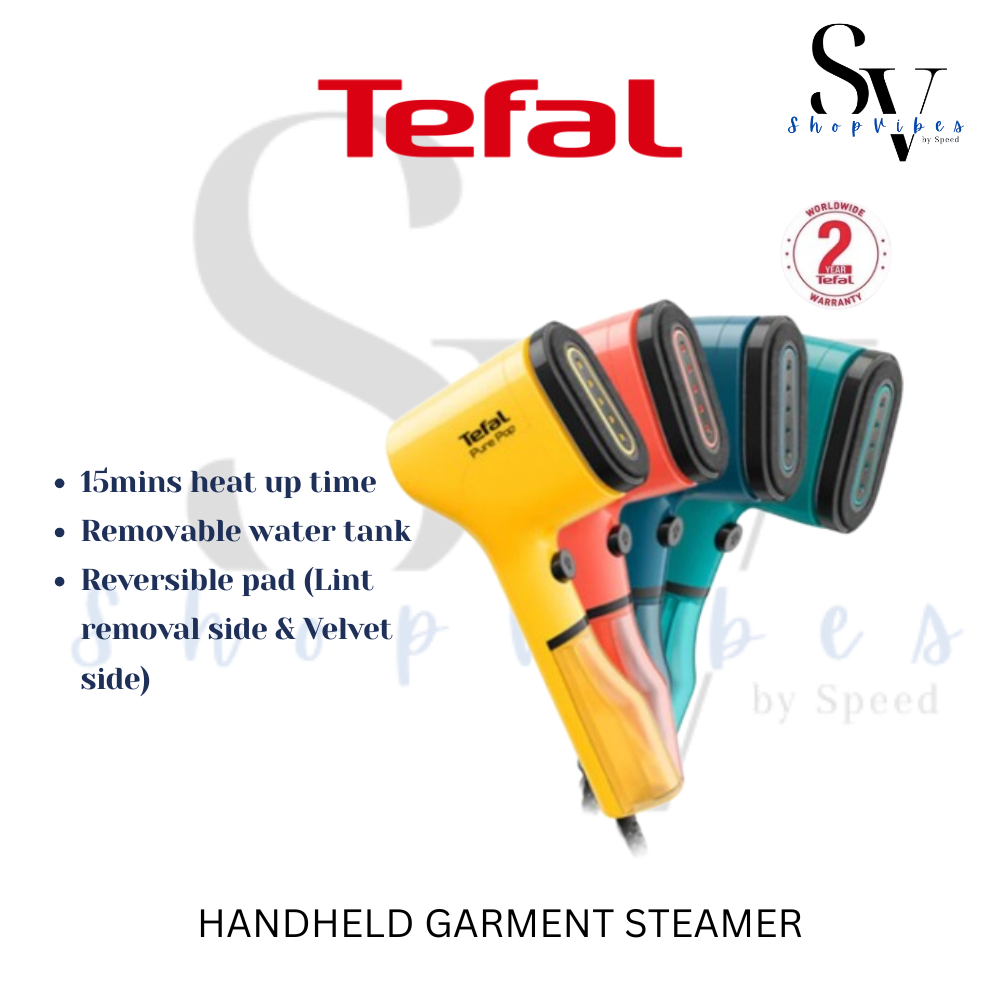TEFAL Pure Pop DT2020 Handheld Garment Steamer DT20 | Shopee Malaysia