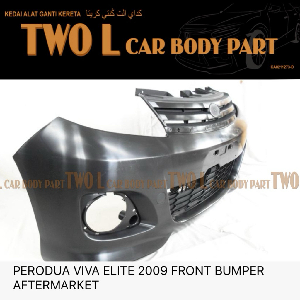 perodua viva elite front bumper depan oem pp material | Shopee Malaysia