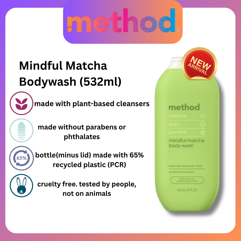 method Body Wash 532ml - Mindful Matcha | Shopee Malaysia