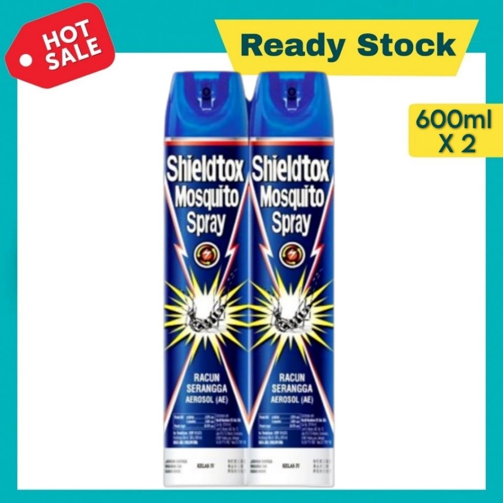 Shieldtox Mosquito Spray Aerosol 600ml | Shopee Malaysia