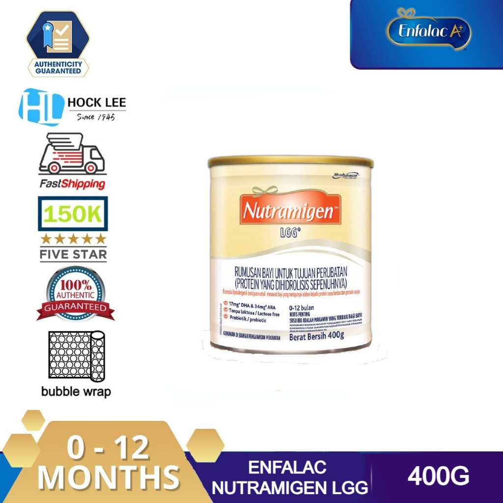 Enfalac Nutramigen Susu Bayi Milk Formula Powder Cow Milk Allergy (400g ...