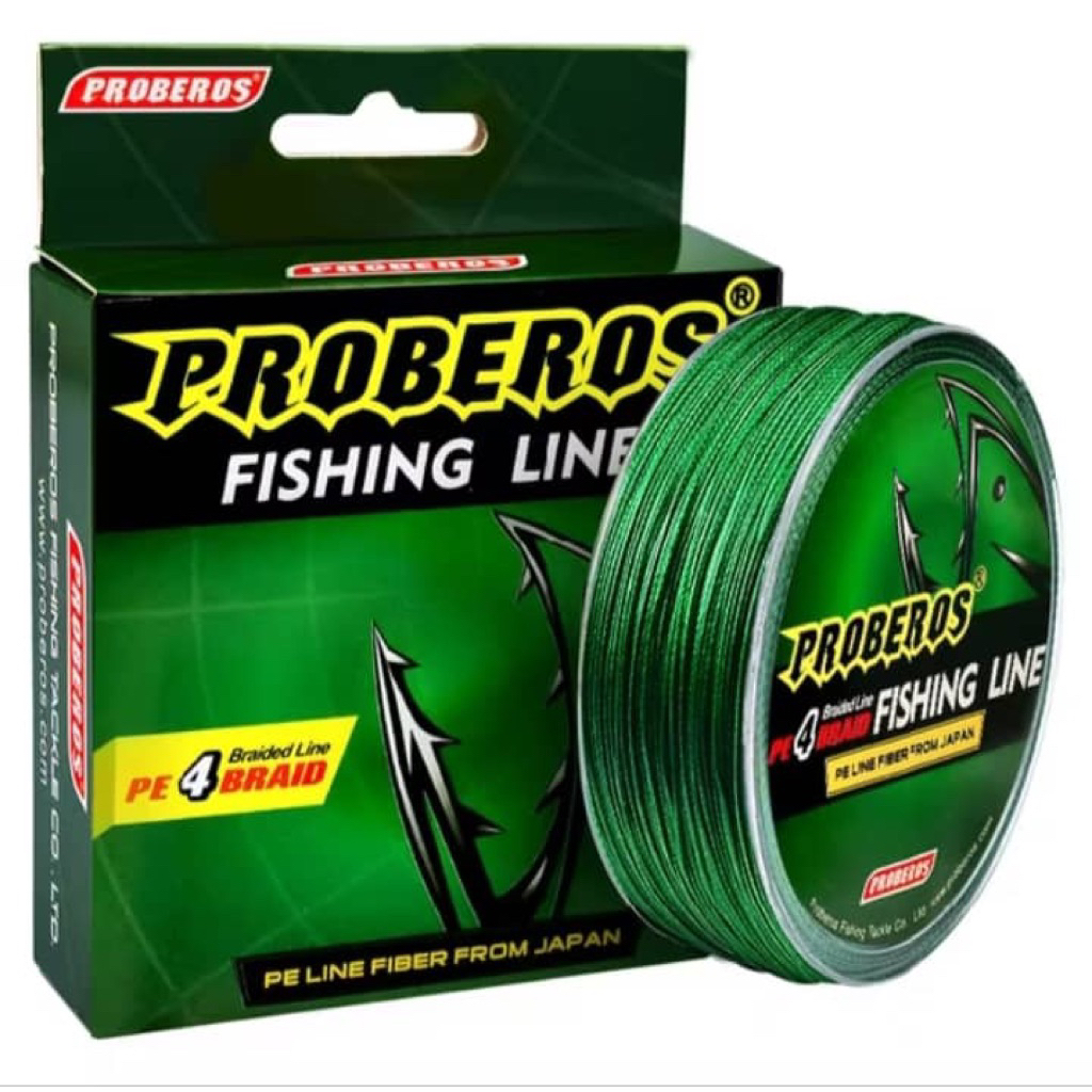 100M Proberos Fishing Line 4 Strands Multifilament Super Strong Braided ...