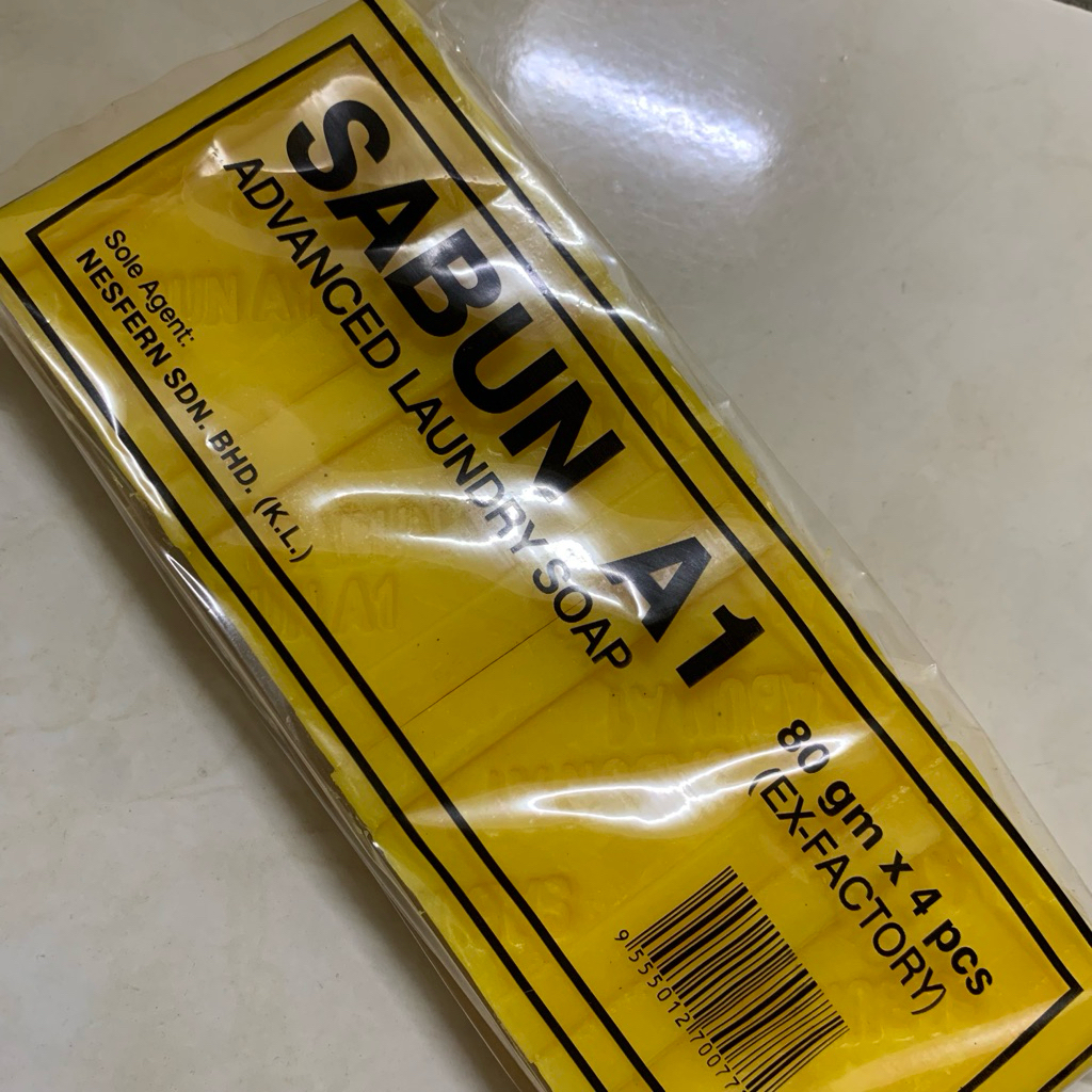 RS Sabun Kuning A1 - Multipurpose Advance Laundry Soap (4pcs x 80g ...