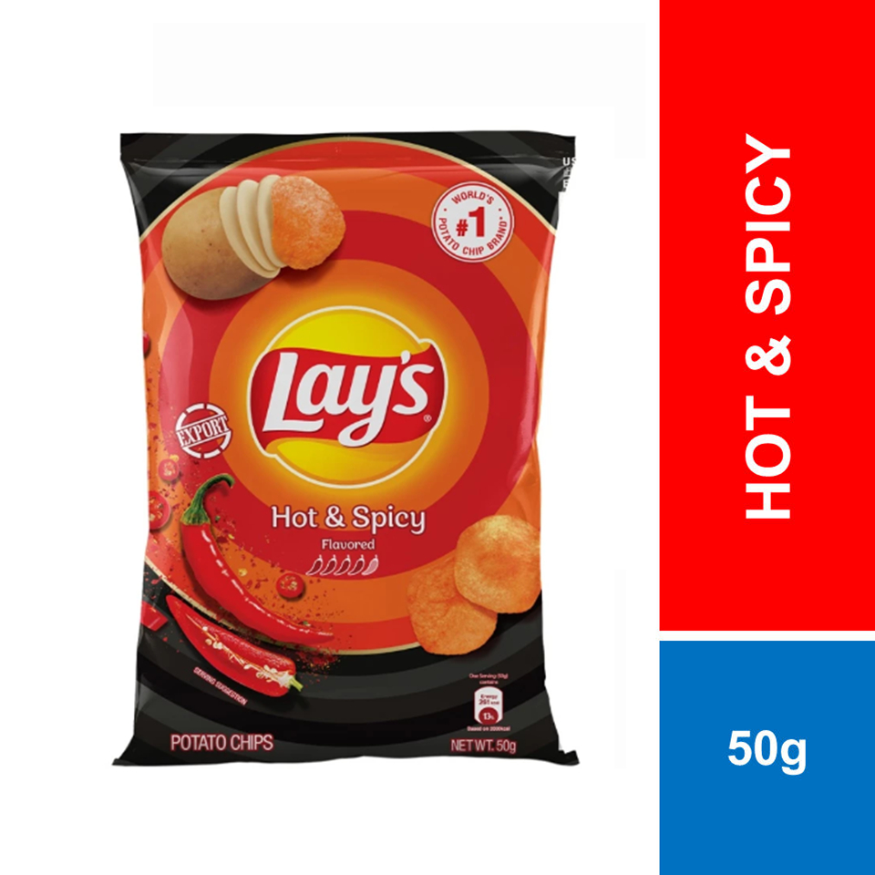 LAYS HOT & SPICY 50G | Shopee Malaysia