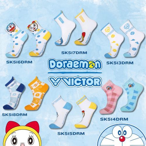 VICTOR X DORAEMON COLLECTION SPORTS SOCKS (100% ORIGINAL) | Shopee Malaysia