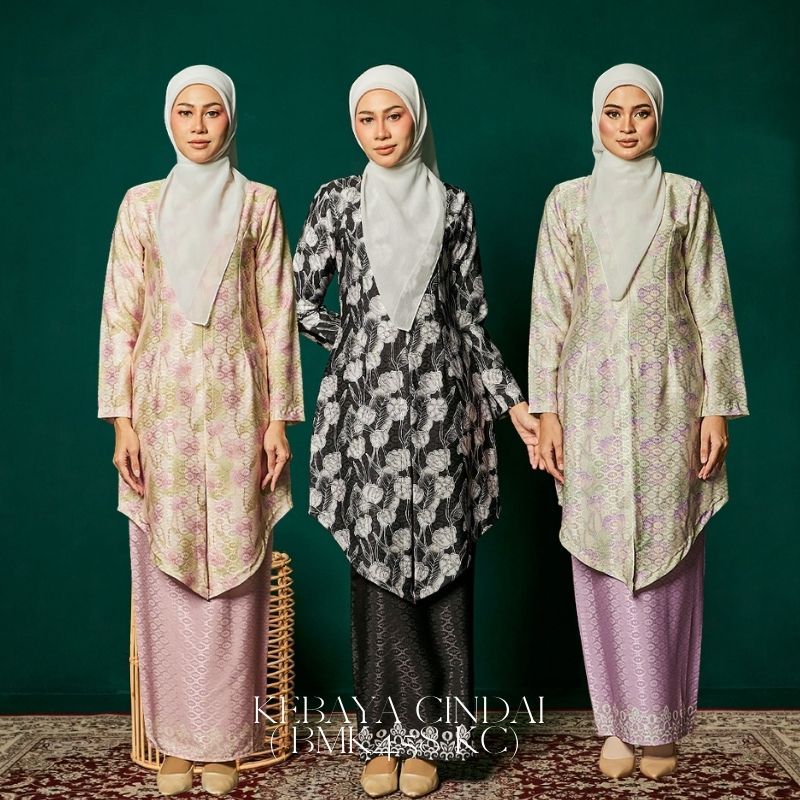 Baju Kebaya Cindai by Color Blast | Sutera Dobby Raya Plus Size Klasik ...