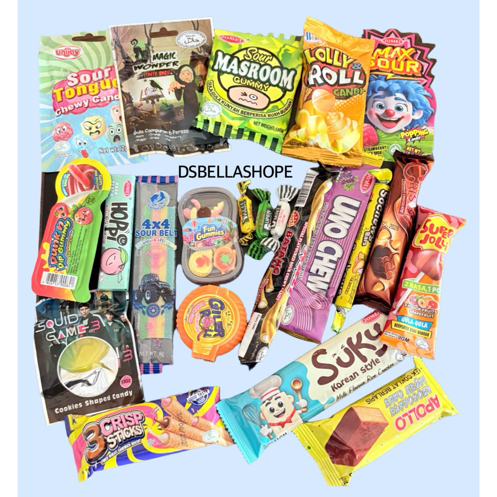 Jajan Pack - Mix Jajan Viral Candy - pack murah | Shopee Malaysia