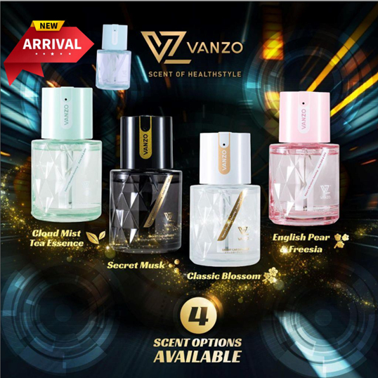 VANZO Smart Car Diffuser 120ml | Refill Pack 100ml 智能汽车香薰机 | Shopee ...