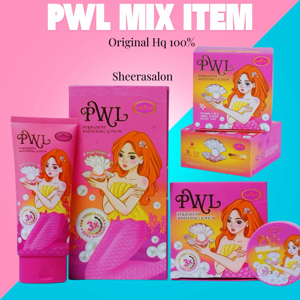 Pwl Whitening Lotion🔥SL LOTION🔥| FAIRY LOTION + PWL LOTION BY NISJUEWIN ...