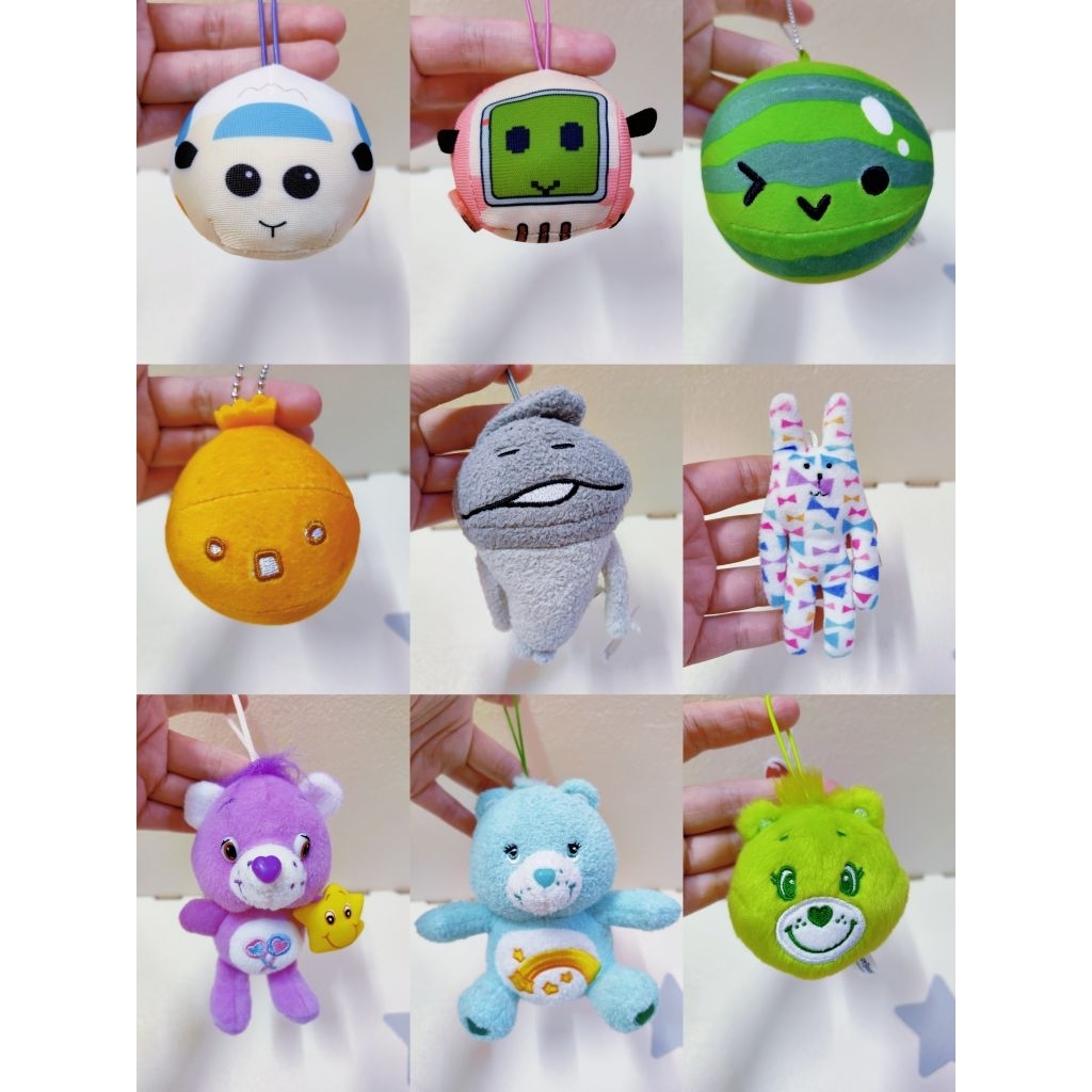 Preloved soft toy Keychain SKC60A Abbey Pui Pui Molcar Kanon watermelon ...