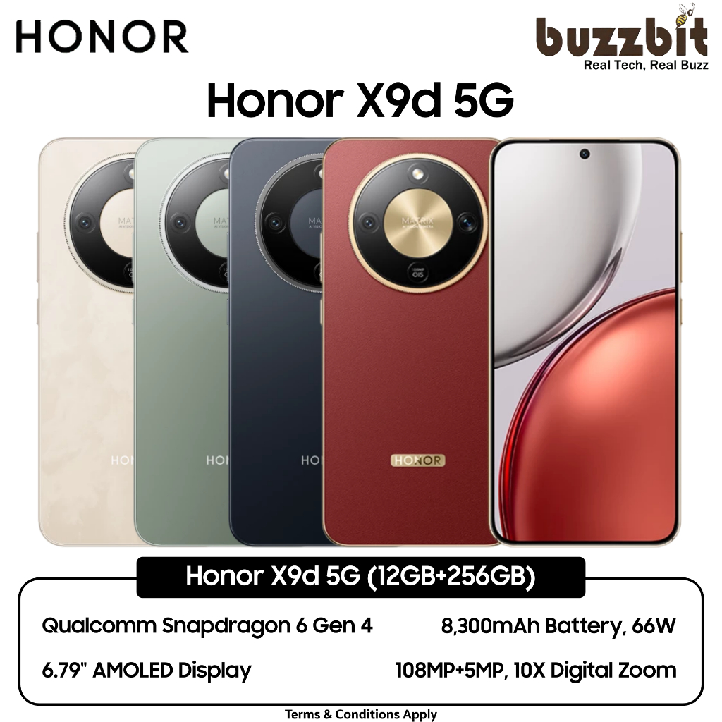 HONOR X9d 5G Smartphone | 24GB*(12+12)+256GB | Drop Resistant, IP69K ...