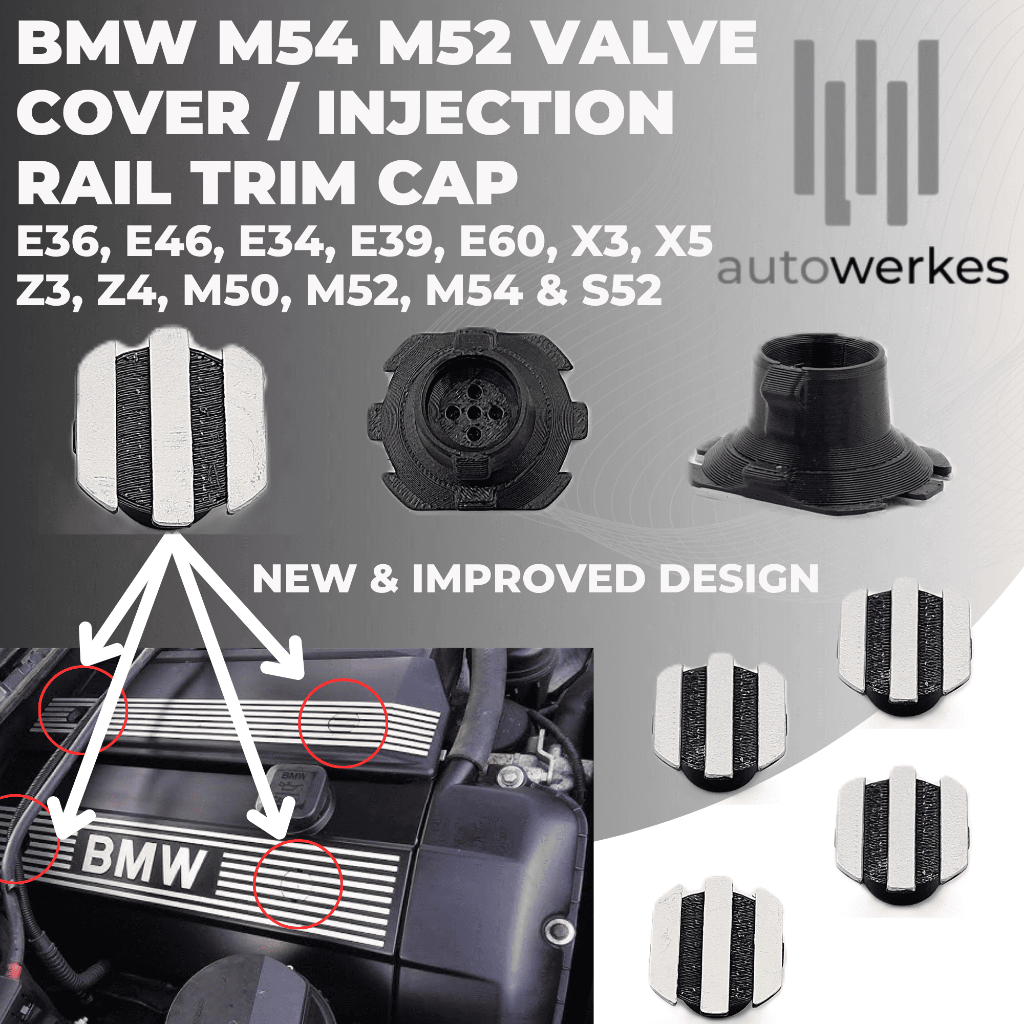 BMW M54 M52 Valve Cover / Injection Rail Trim Cap | Shopee Malaysia