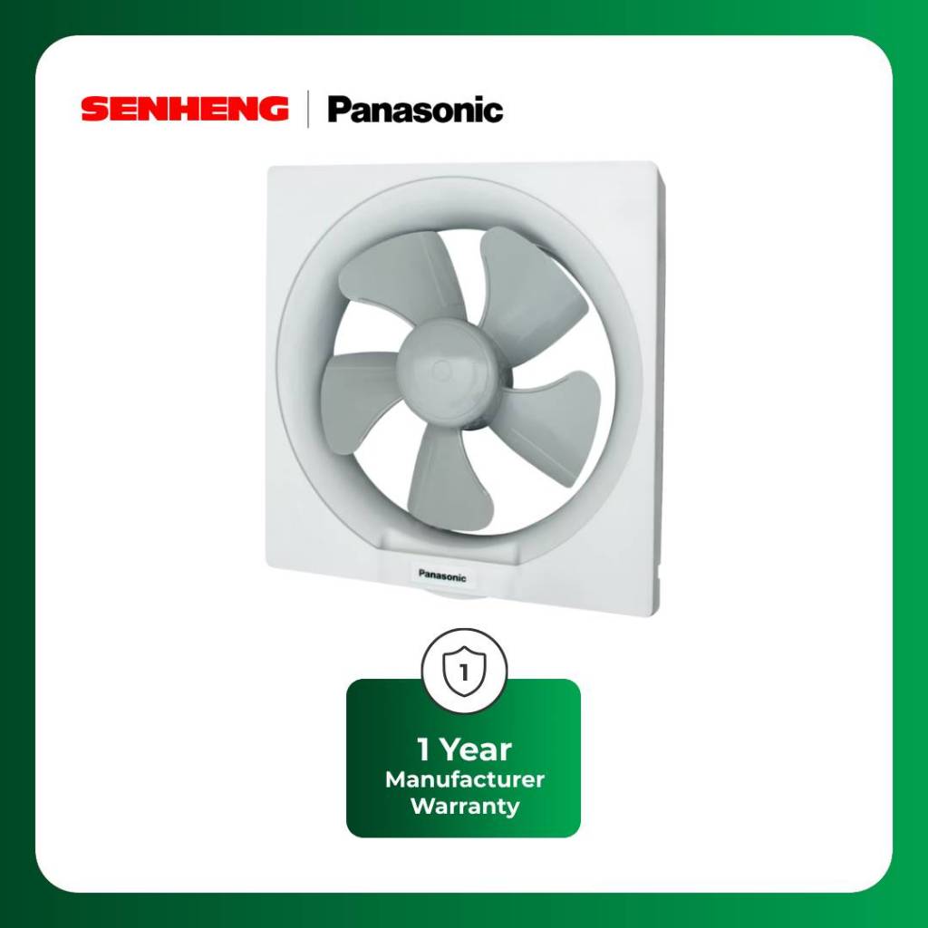 Panasonic 10-inch Wall Mount Ventilating Fan FV-25AUM7 Silent Stream ...