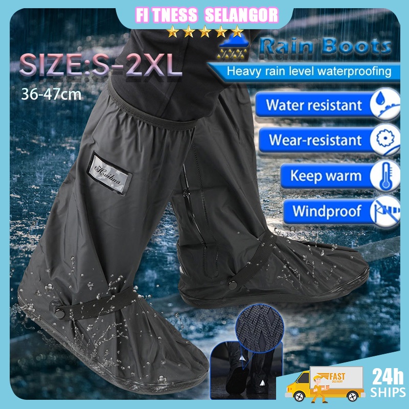 Premium Rain Shoe Cover Waterproof No need take off shoes Rain Snow Non ...