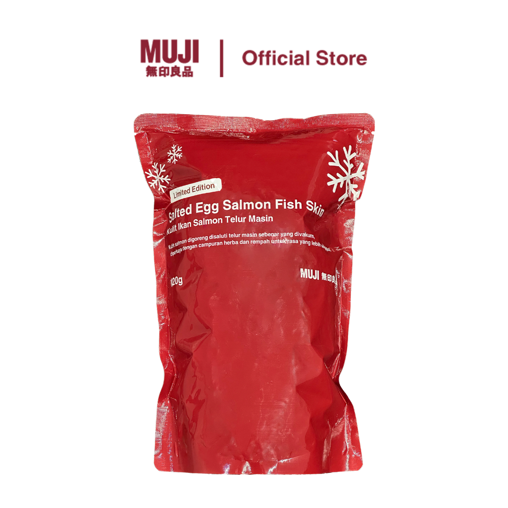 [LIMITED EDITION] MUJI Salted Egg Salmon Fish Skin 120g (HALAL ...