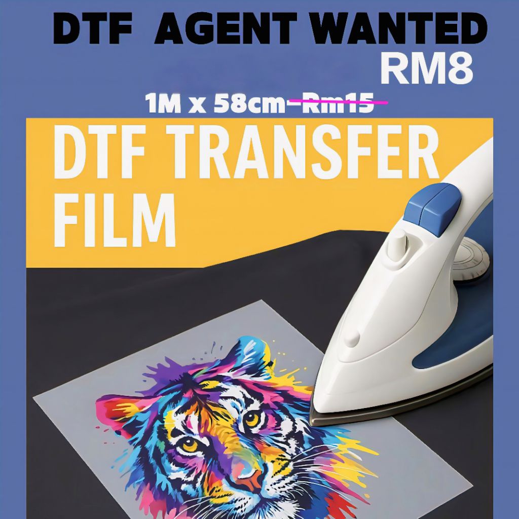 DTF printing dtf film printing Iron On Heat Transfer Patch head press ...