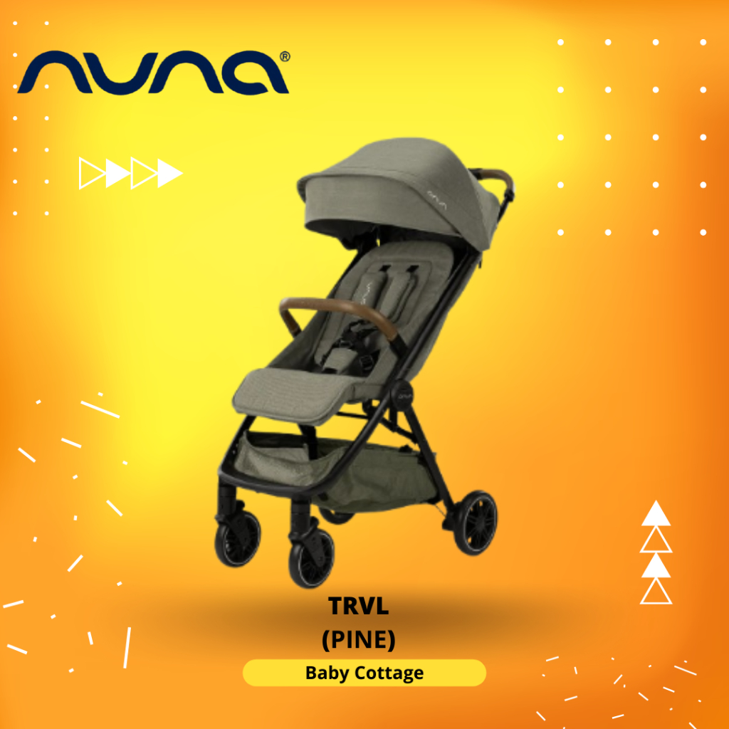 Nuna Trvl Easy Self-Fold Compact Lightweight Stroller - Pine | Shopee ...