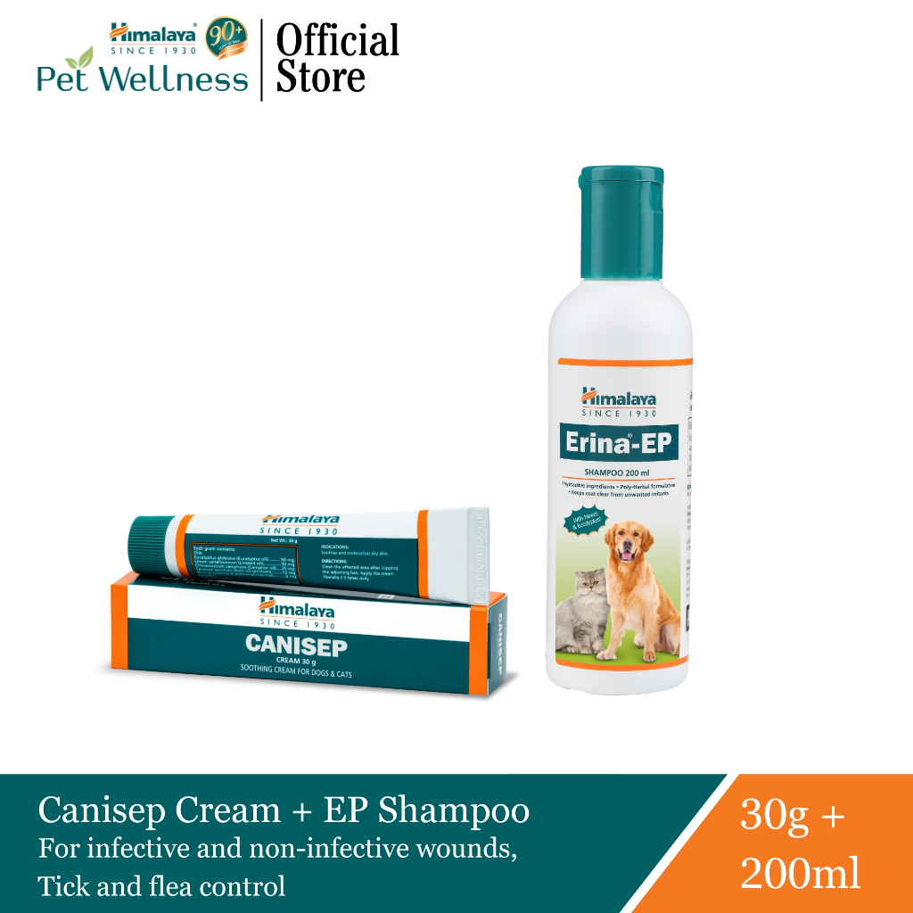[Exclusive Set] Himalaya Canisep Cream 30g + Erina EP Shampoo 200ml ...