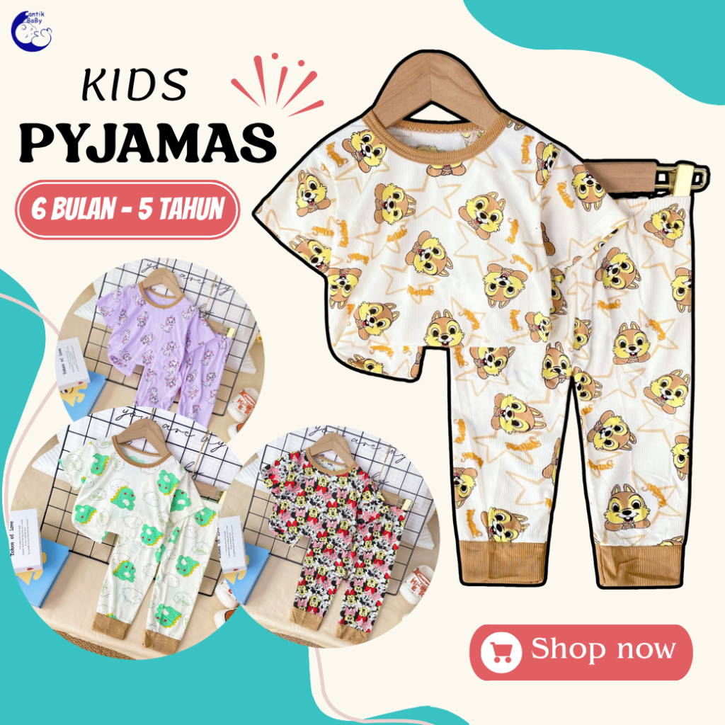 CantikBaby | Baju Tidur Budak Comel Kids Boy & Girl KS (Kain Sejuk ...