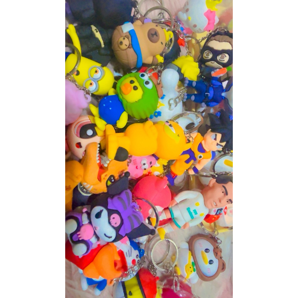 Keychain Rubber doll (Big size) | Shopee Malaysia