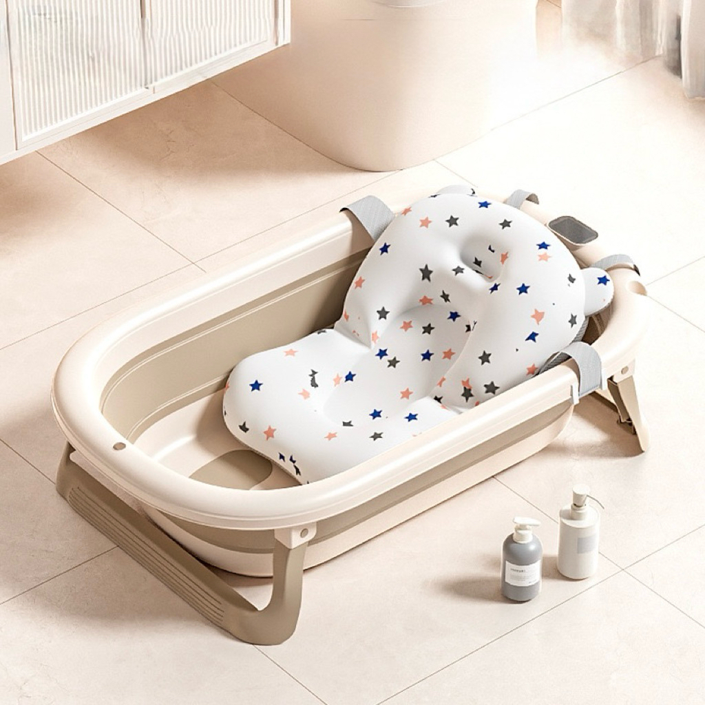 Besen Mandi Bayi Dengan Tapak Boleh Lipat, Mudah Simpan & Sokongan ...