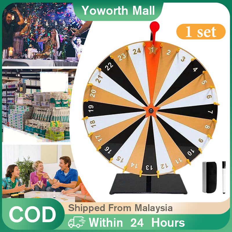 30cm Wheel Of Fortune Game / Lucky Wheel / Lucky Draw Wheel ...