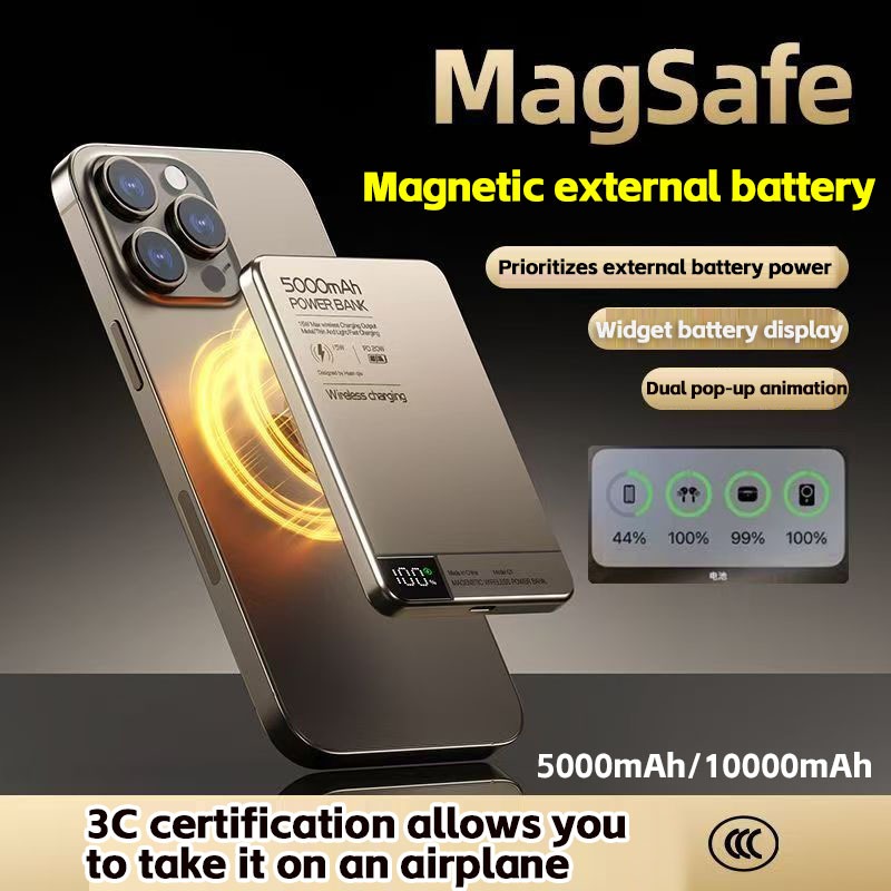 Ultra-fast charging 3C Power Bank 15W 5000mAh/10000mAh Magnetic ...