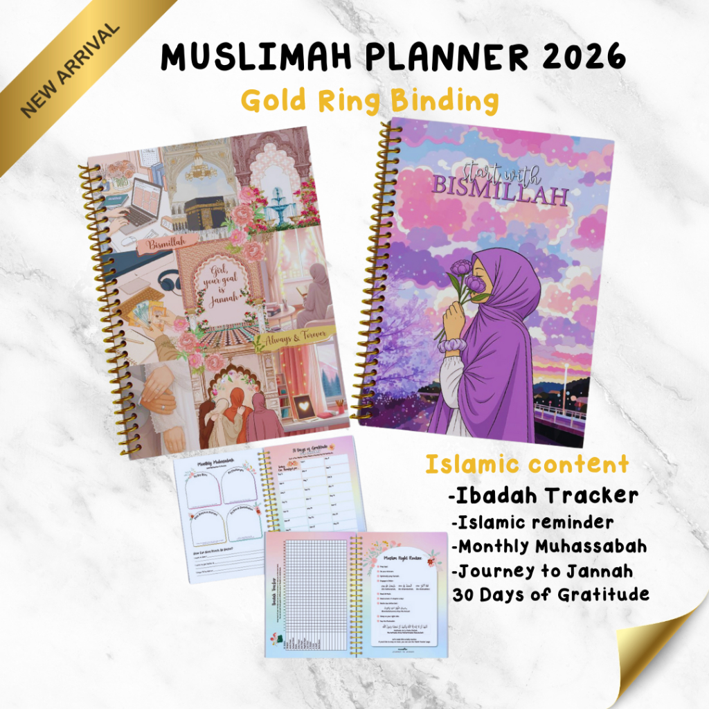 Planner Muslimah 2026 A5 Planner Ana Muslimah planner notebook weekly ...