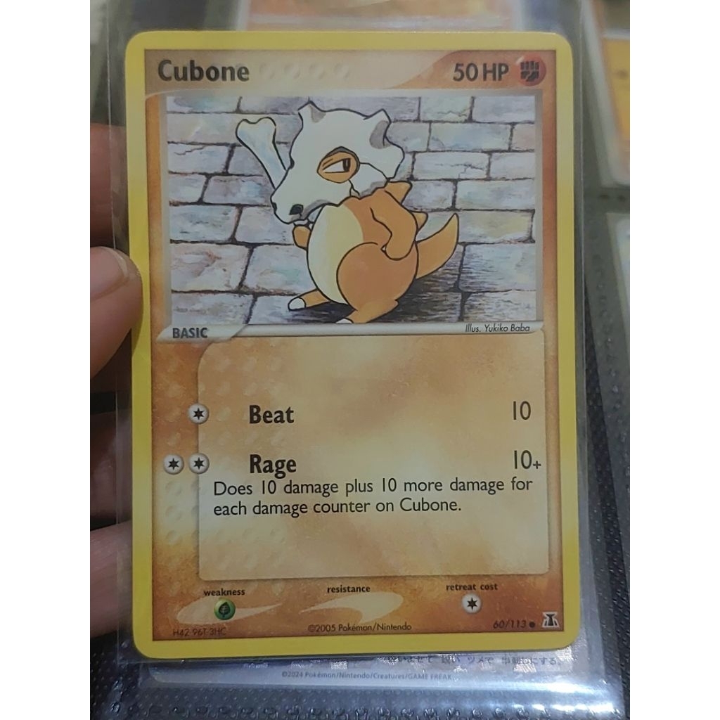 Pokemon TCG - 2005 Cubone Delta Species ( used card) | Shopee Malaysia