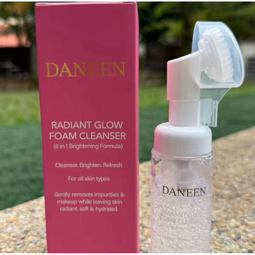DANEEN RADIANT GLOW FOAM CLEANSER & STEM CELL WHITENING FACE MIST BY ...