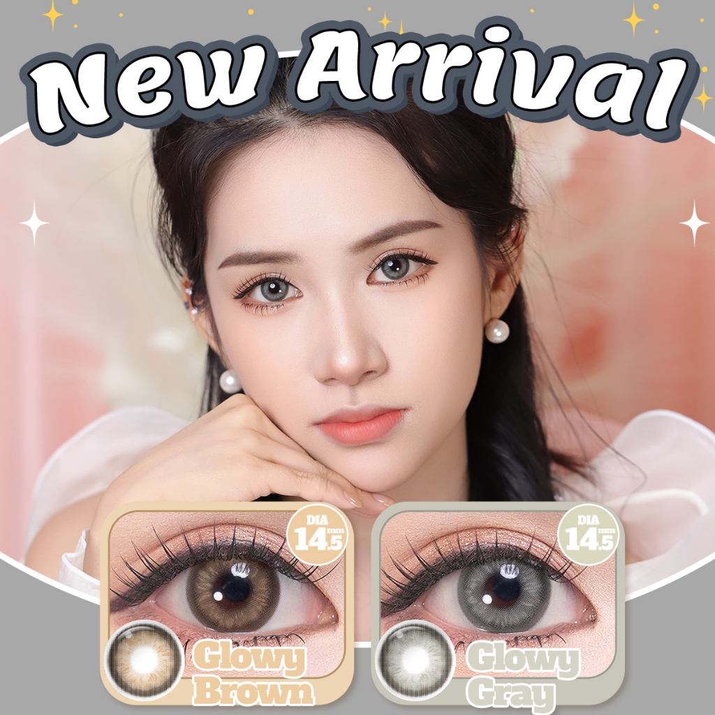 2025 NEW Magister Contact Lens Power 14.5mm Glowy Borwn Gray Contact ...