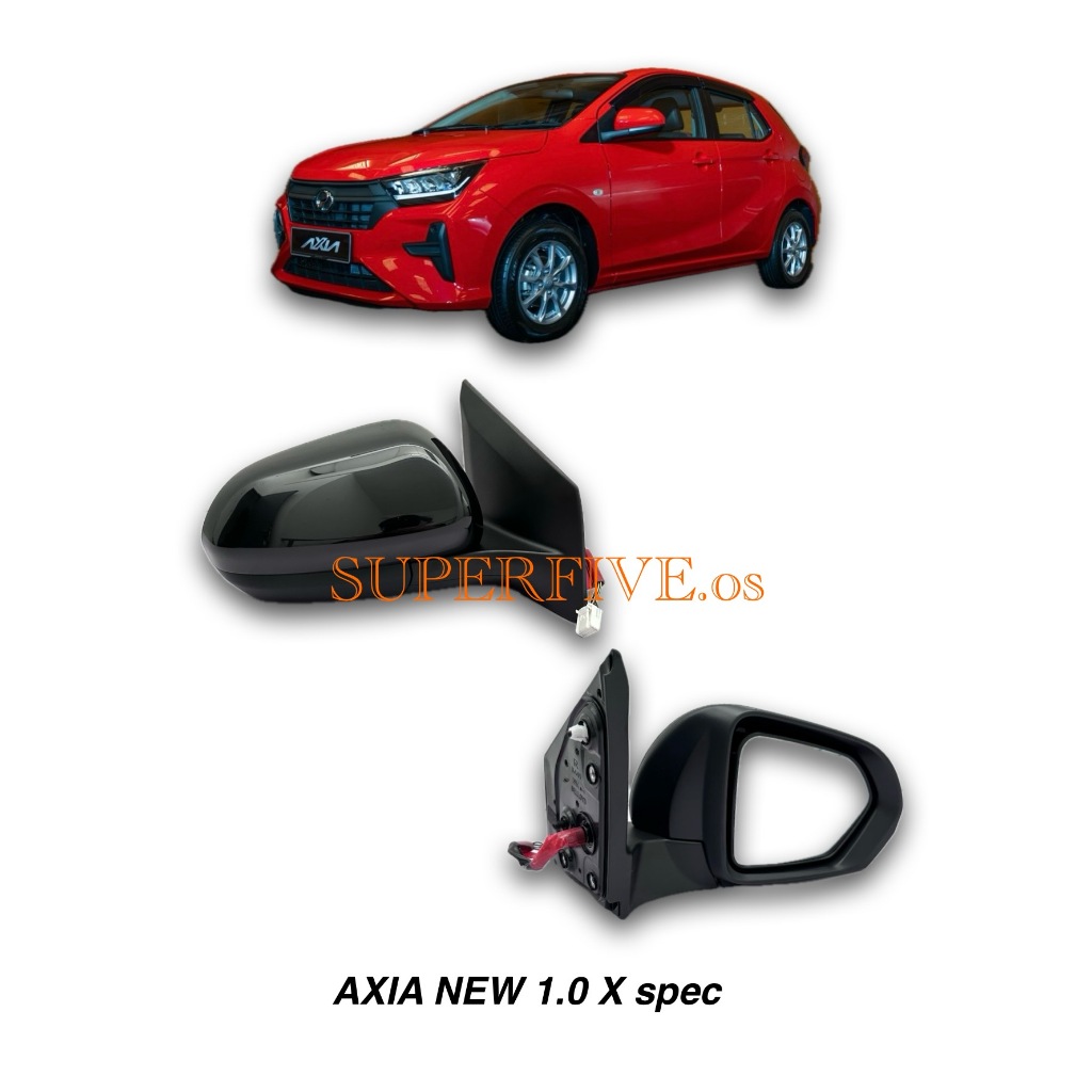 PERODUA AXIA NEW D74A 2023 - 2025 SIDE MIRROR / DOOR MIRROR 5 wire OEM ...