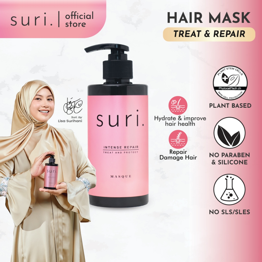 SURI Intense Repair Treat & Protect Hair Masque Treatment 300ml (Hair ...