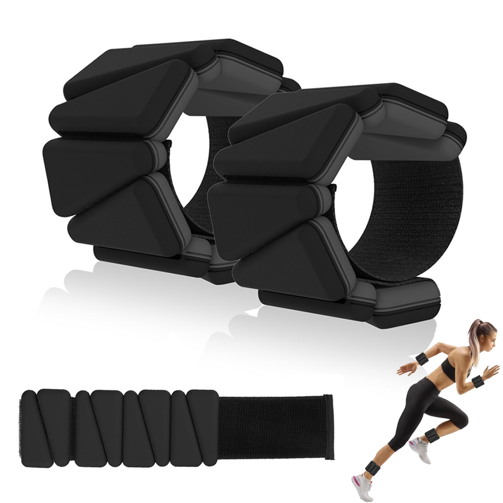 Wrist Weights Ankle Weights for Women Men Adjustable Silicone Wrist ...