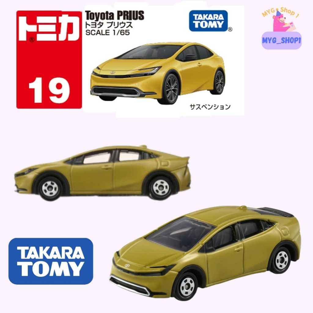 Original No.19 Toyota Prius -228608 Scale 1/65 Tomica Takara Tomy Die ...
